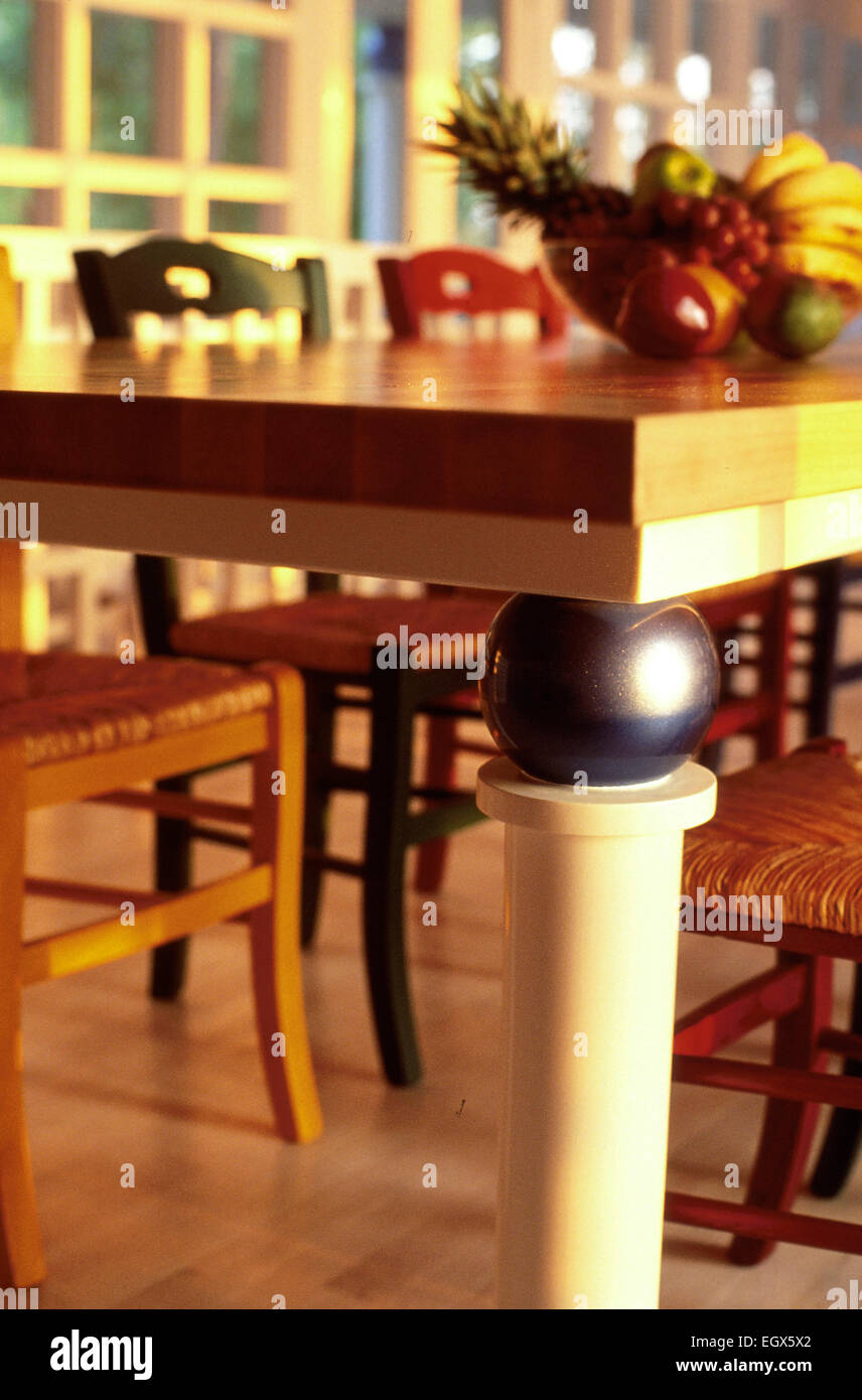 Close up detail of table leg Stock Photo - Alamy