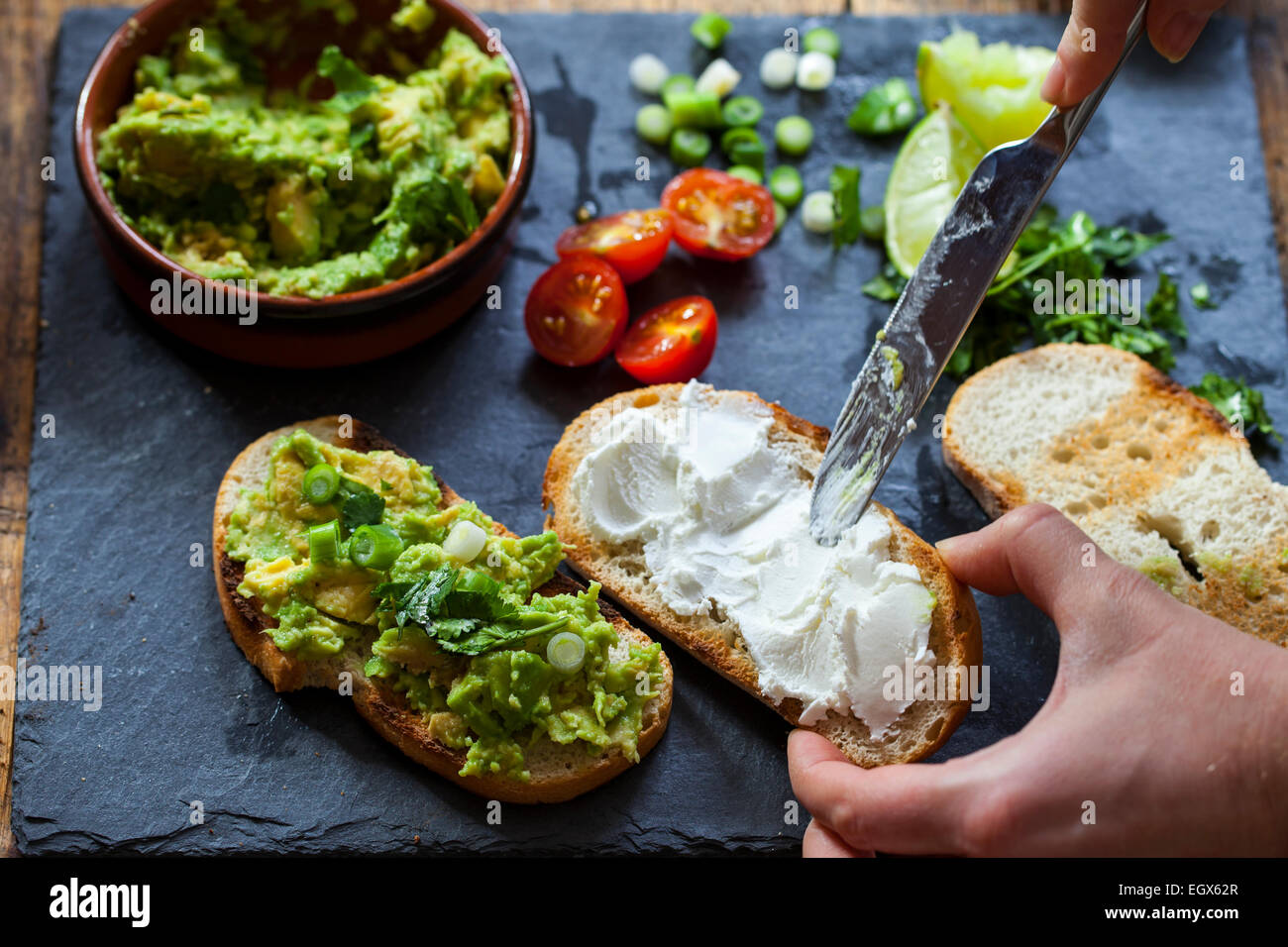 Open sandwich canapes hi-res stock photography and images - Alamy