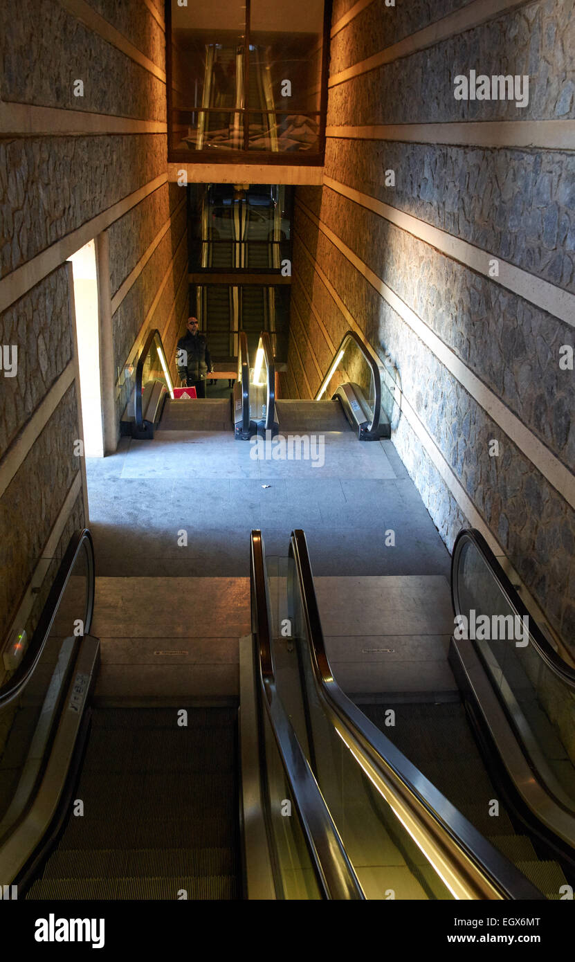 Escalator in the city of Toledo Stock Photo - Alamy