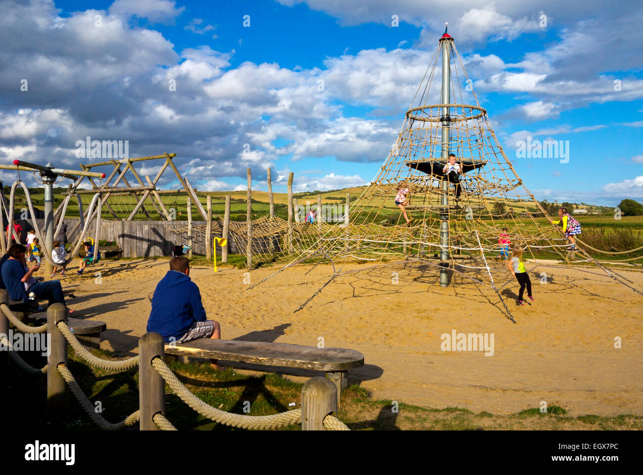 Children's playground designed by teenagers from the local community in ...