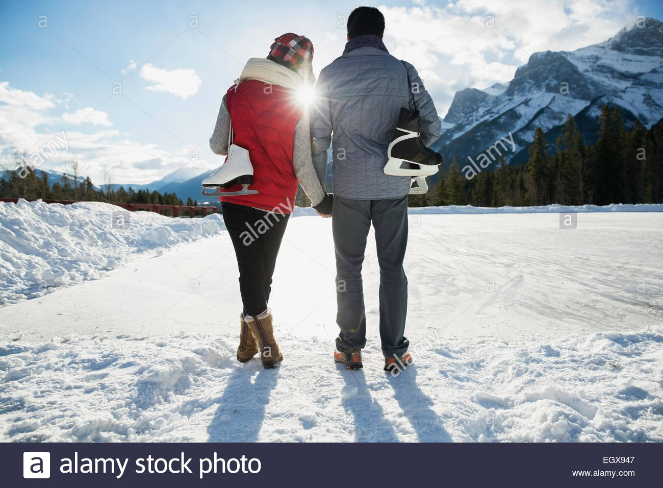 Couple Skates High Resolution Stock Photography and Images - Alamy