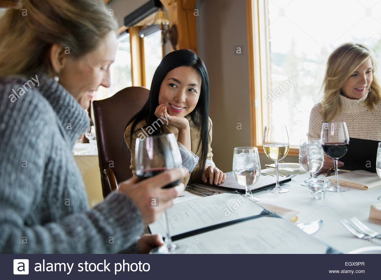 Menu restaurant table hi-res stock photography and images - Alamy