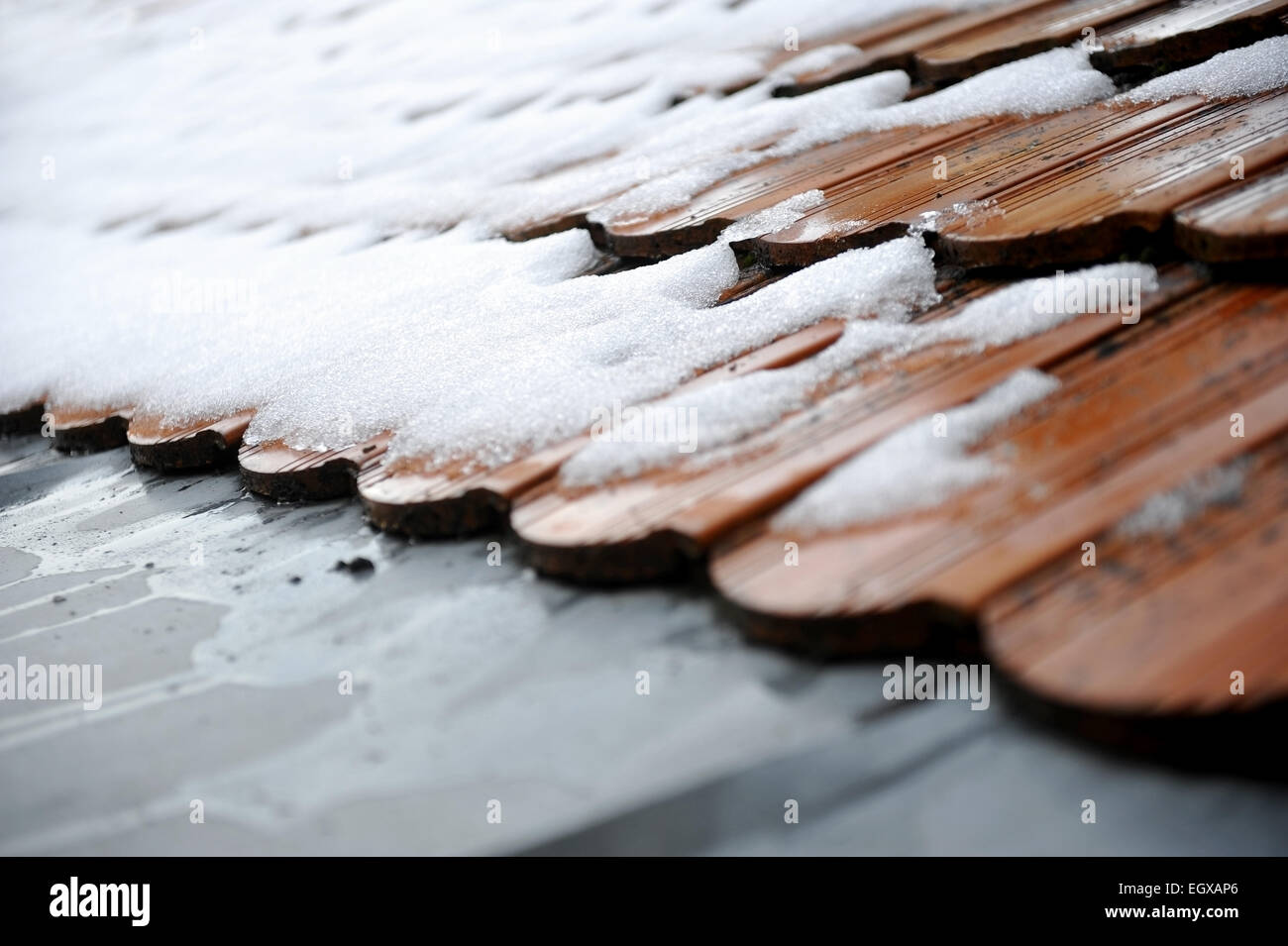Springtime snow melting hi-res stock photography and images - Alamy