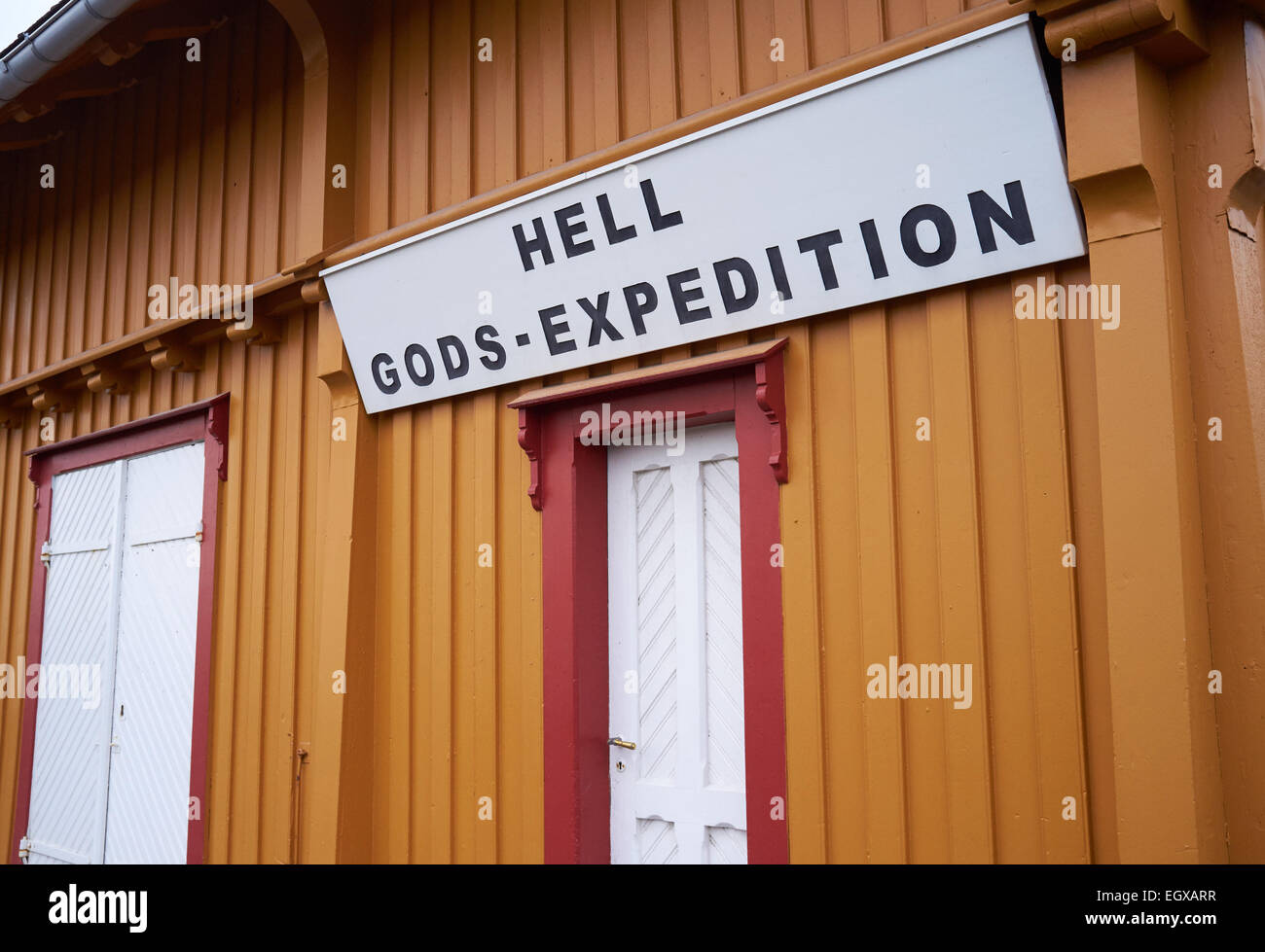 Hell railway station, Norway Stock Photo - Alamy