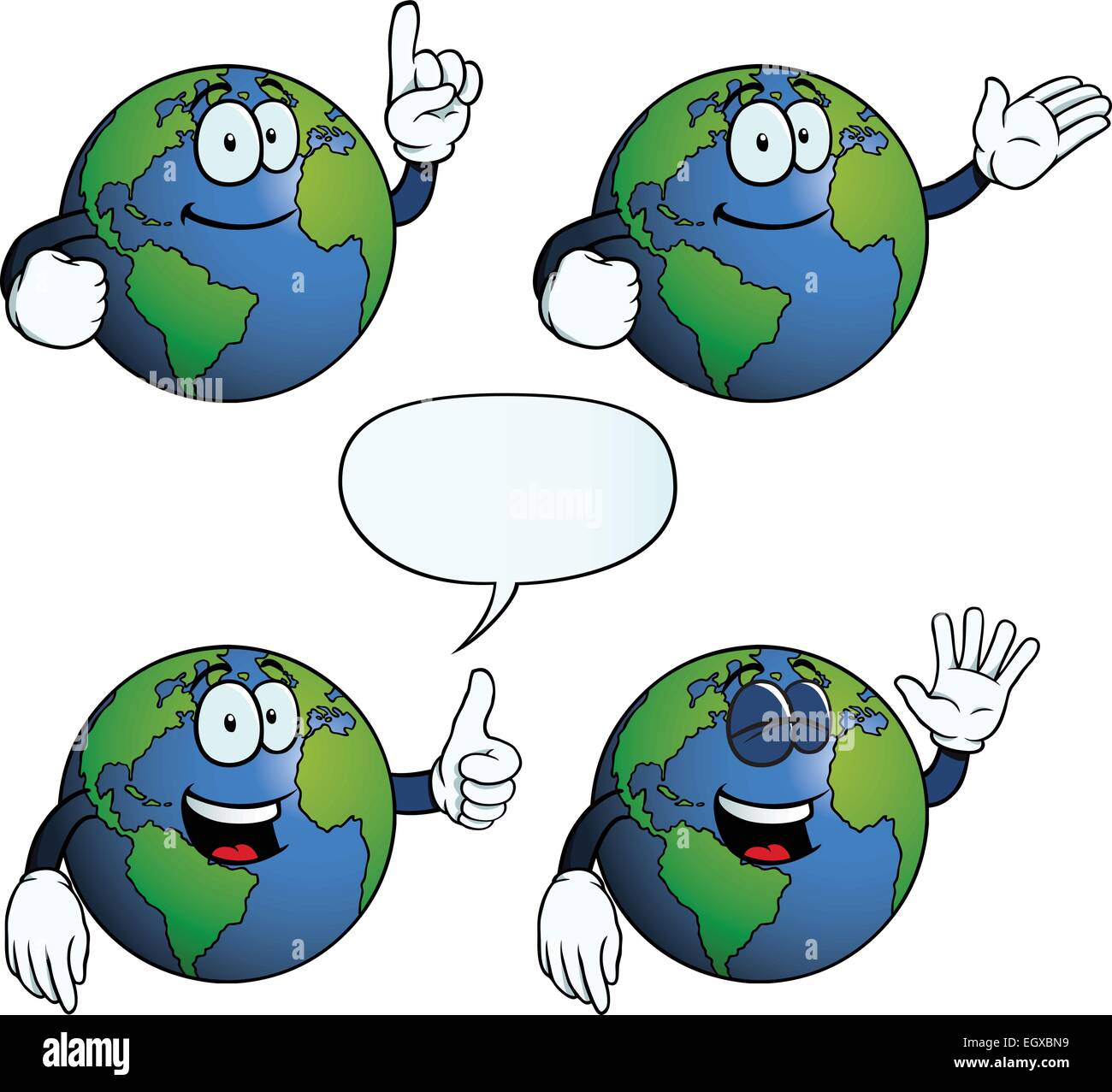 Smiling earth vector vectors hi-res stock photography and images - Alamy