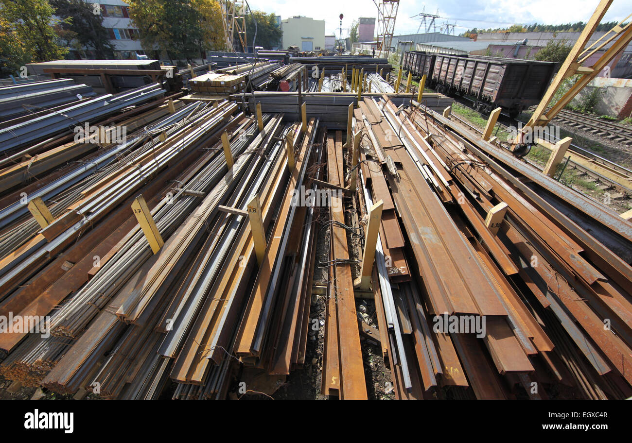 Logistics complex for unloading, loading and storage of metal Stock ...