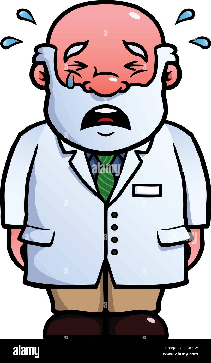 Doctor and sad Stock Vector Images - Alamy