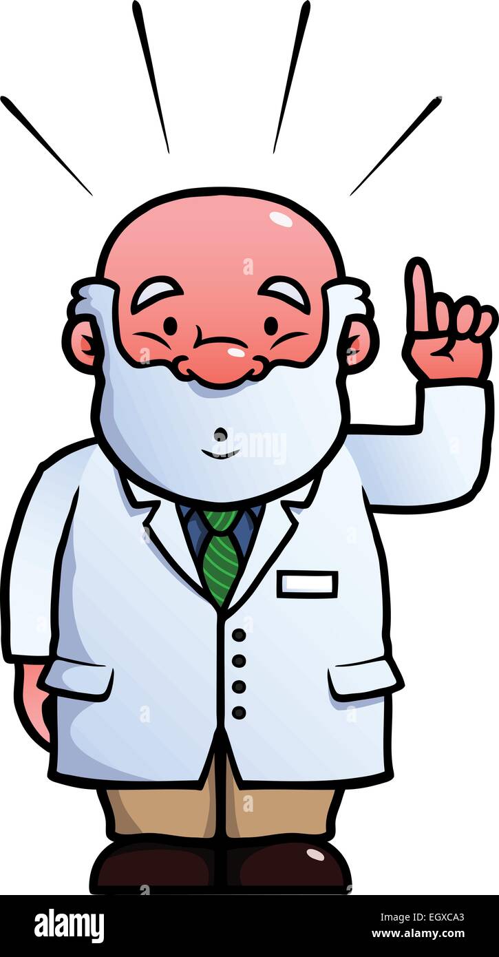 Cartoon bald man idea hi-res stock photography and images - Alamy