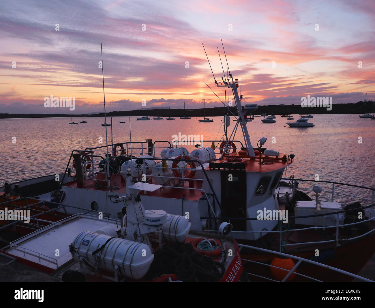 sunset baltimore, cork, ireland Stock Photo - Alamy