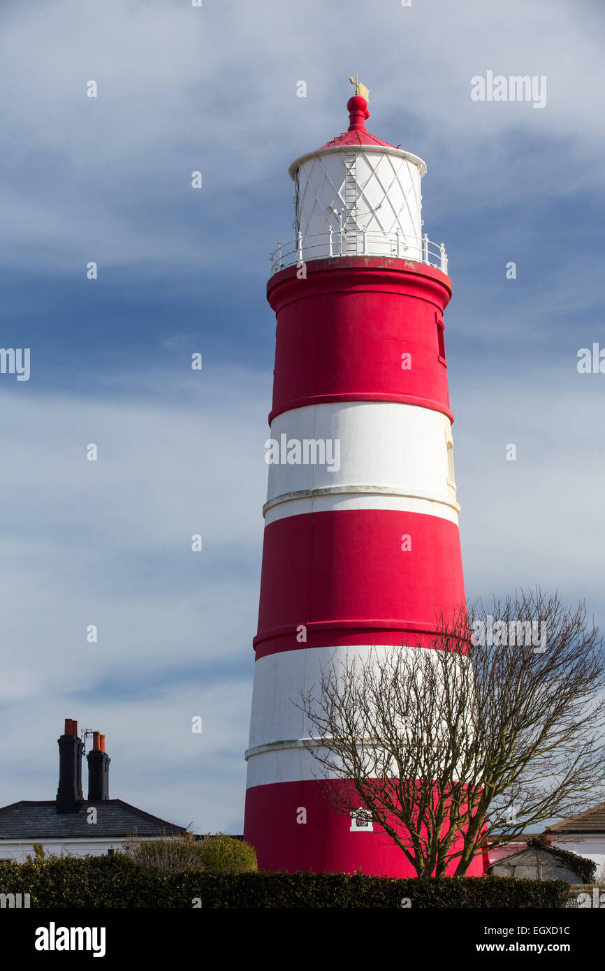 The lighthouse at Happisburgh on the Norfolk coast, UK Stock Photo - Alamy