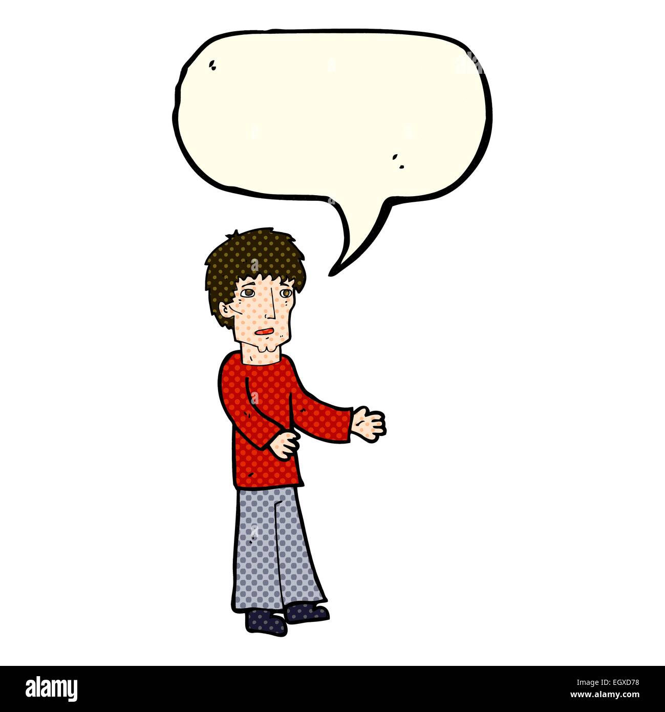 Cartoon man explaining speech Stock Vector Images - Alamy