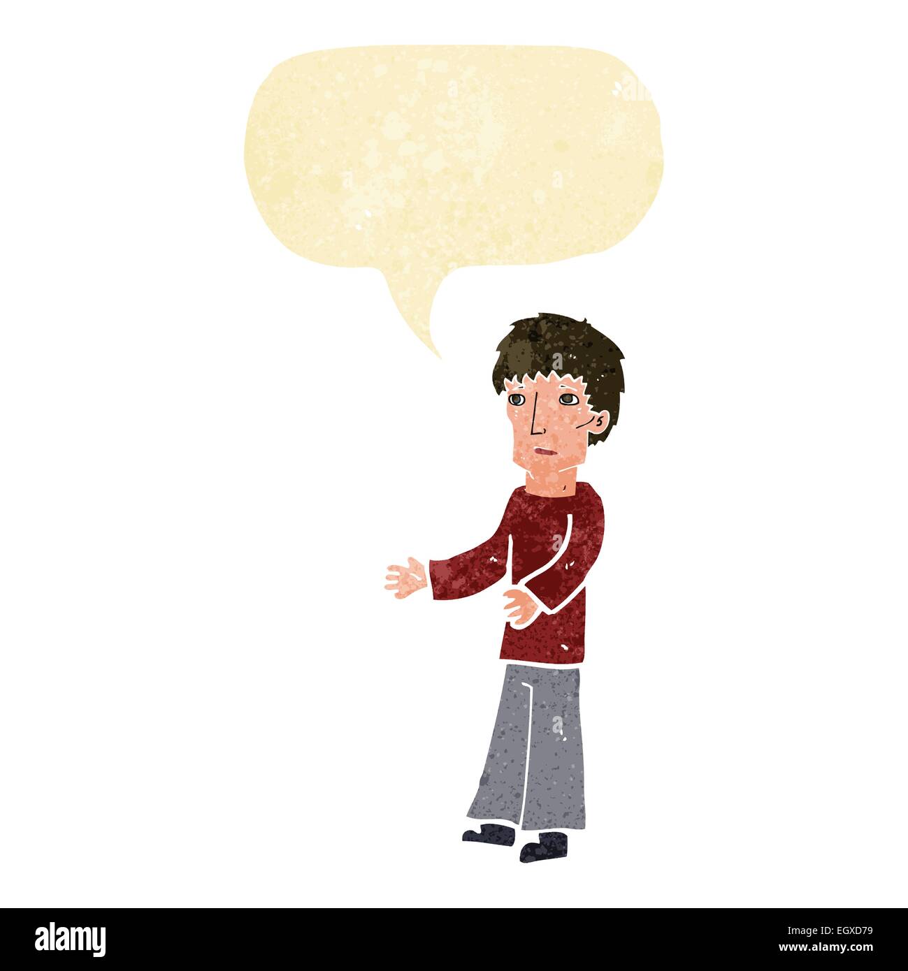 Cartoon man explaining speech Stock Vector Images - Alamy