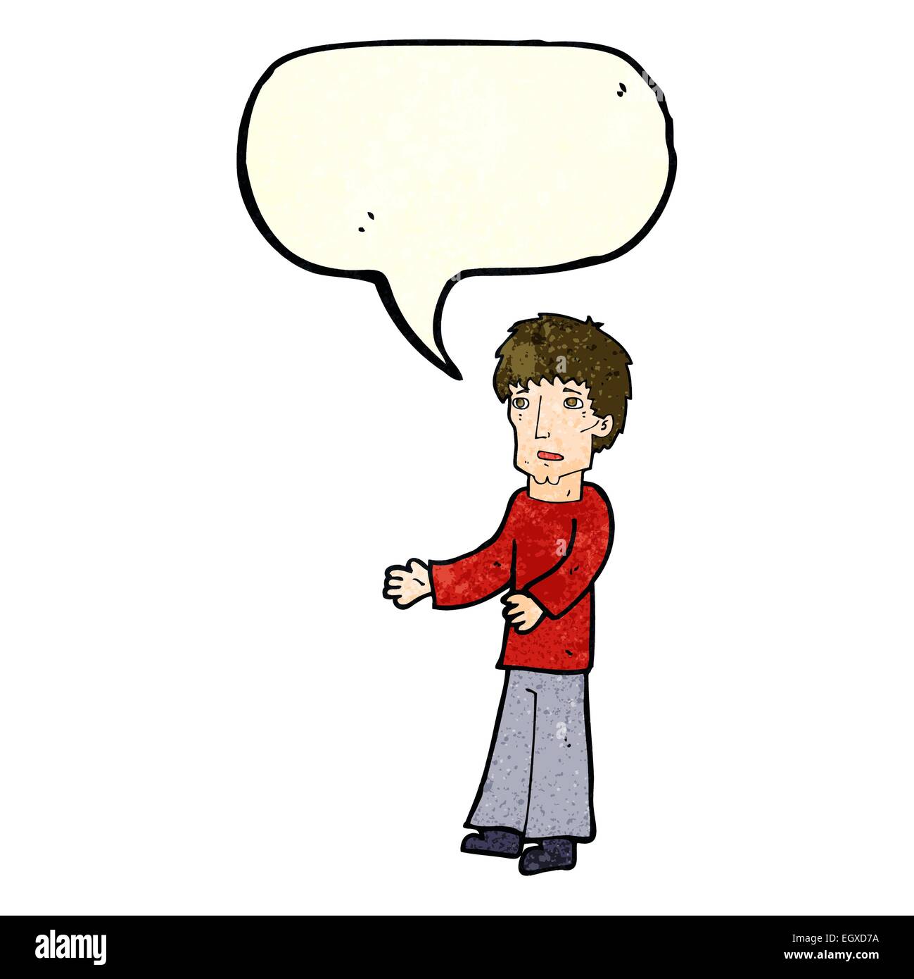 Cartoon man explaining speech Stock Vector Images - Alamy