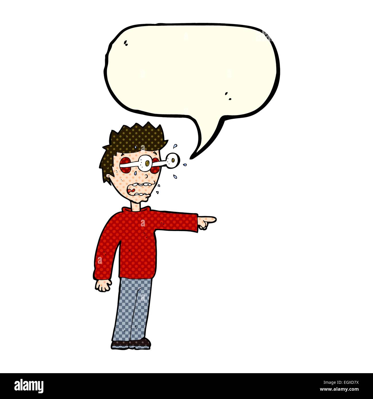 Cartoon boy pointing out Stock Vector Images - Alamy