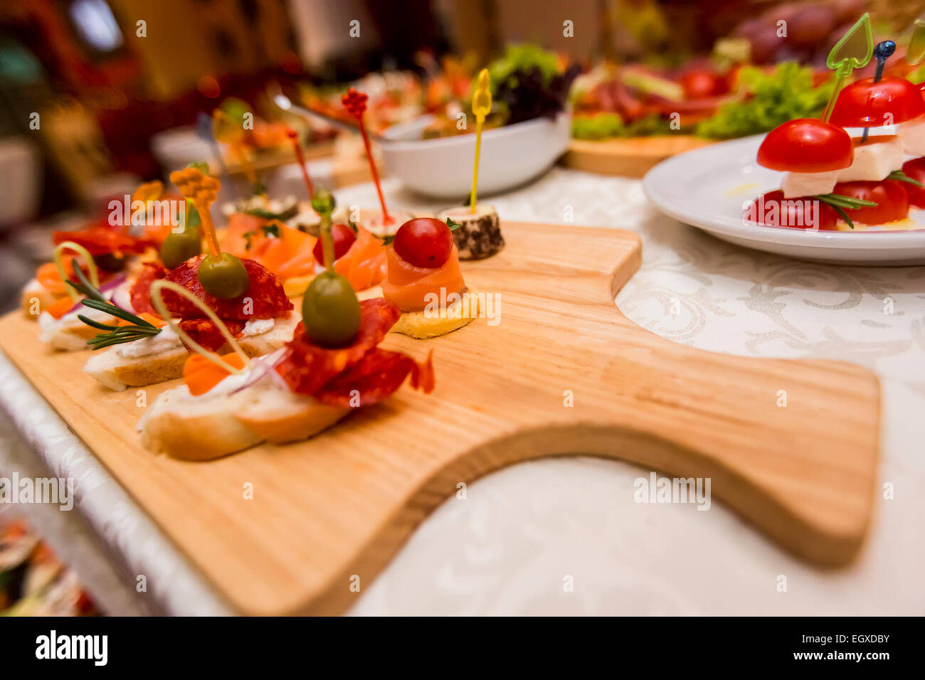 Appetizer on the table Stock Photo - Alamy