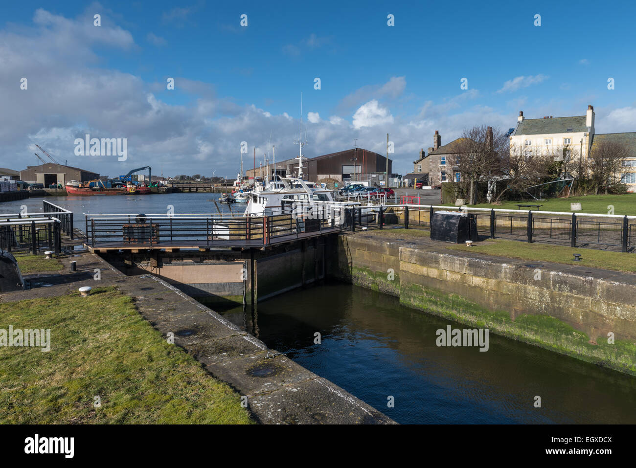 Glasson dock near lancaster lancashire hi-res stock photography and ...