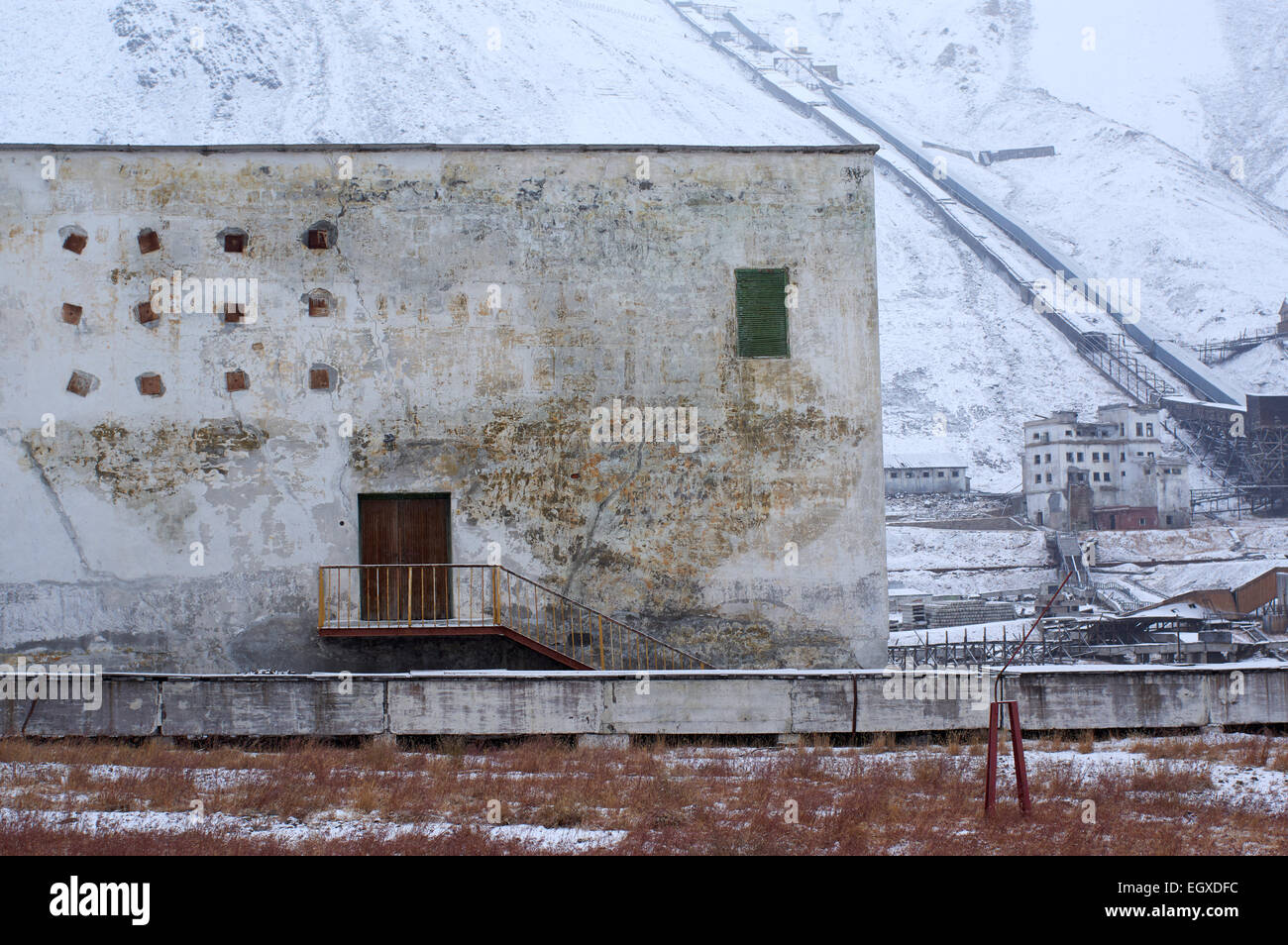 From the Russian settlement Pyramiden, Svalbard. Abandoned in 1998 ...