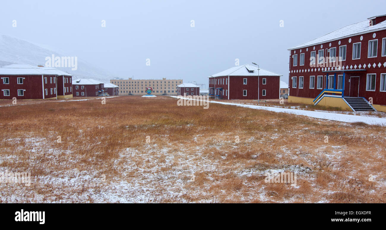 From the Russian settlement Pyramiden, Svalbard. Abandoned in 1998 ...