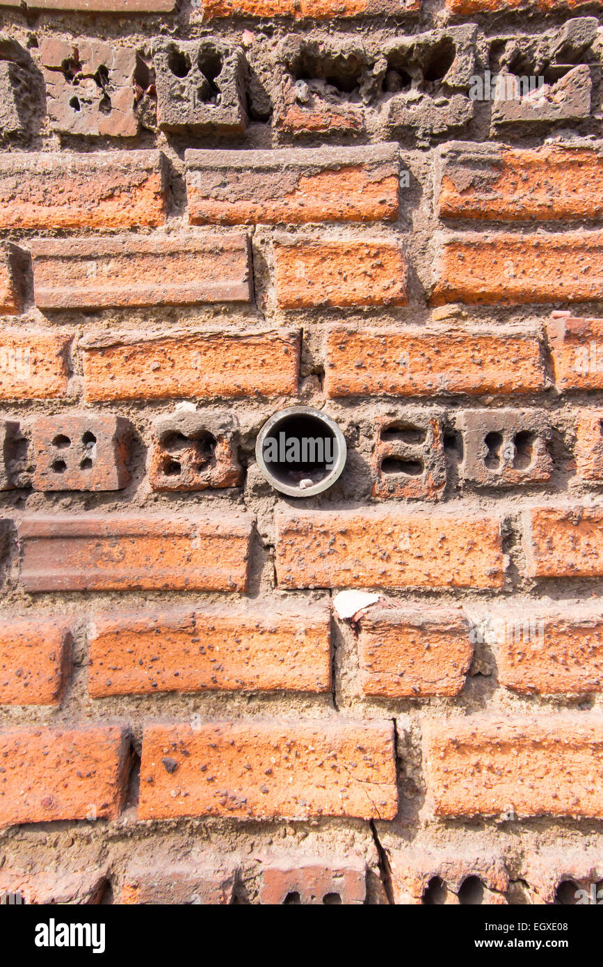 Torn Face brick texture Stock Photo - Alamy