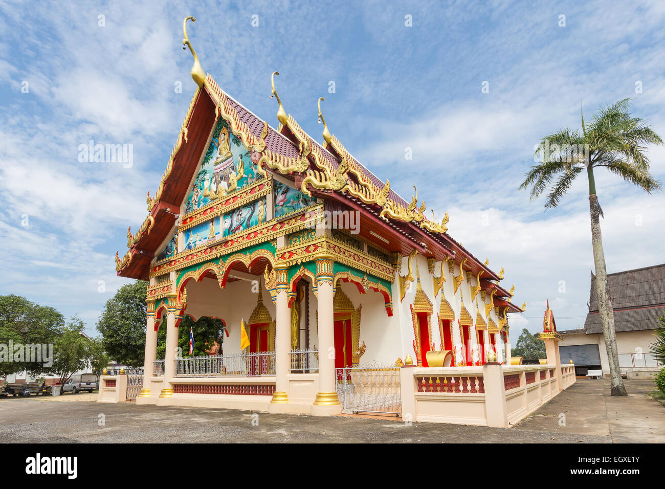 Wat-bot-meuang Temple, Chanthaburi, Thailand Stock Photo - Alamy