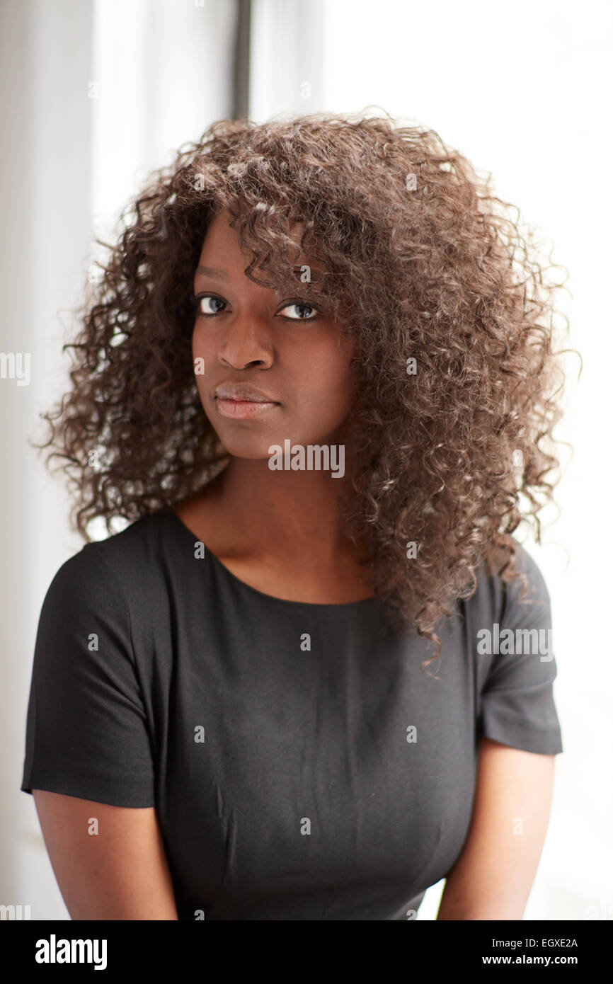 Portrait session with Juanita Stock Photo - Alamy