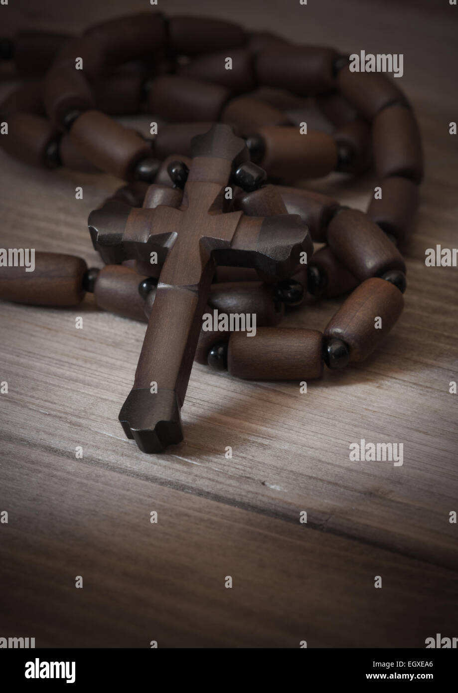 Cross on table hi-res stock photography and images - Alamy