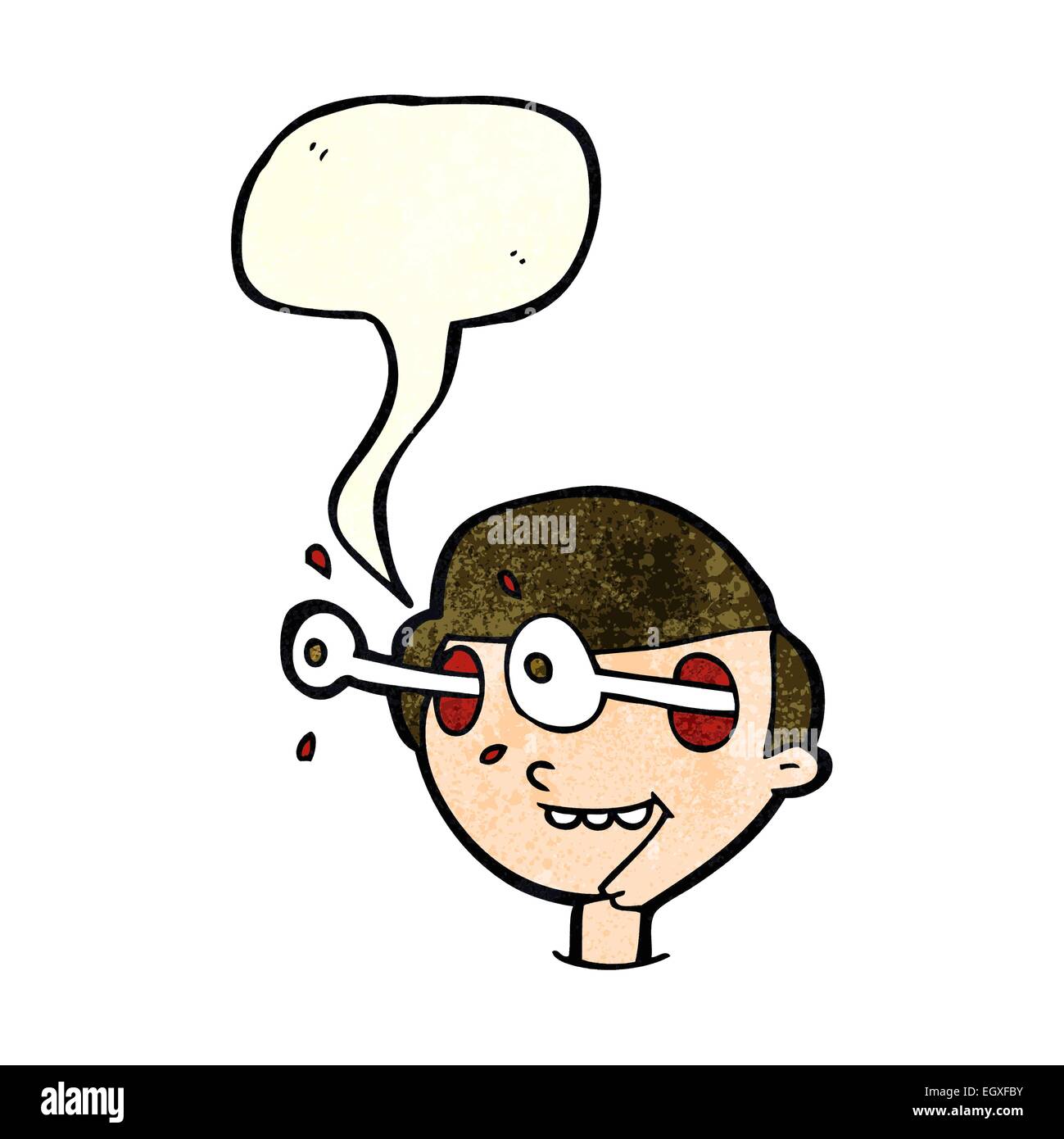 Cartoon excited boys face Stock Vector Images - Alamy