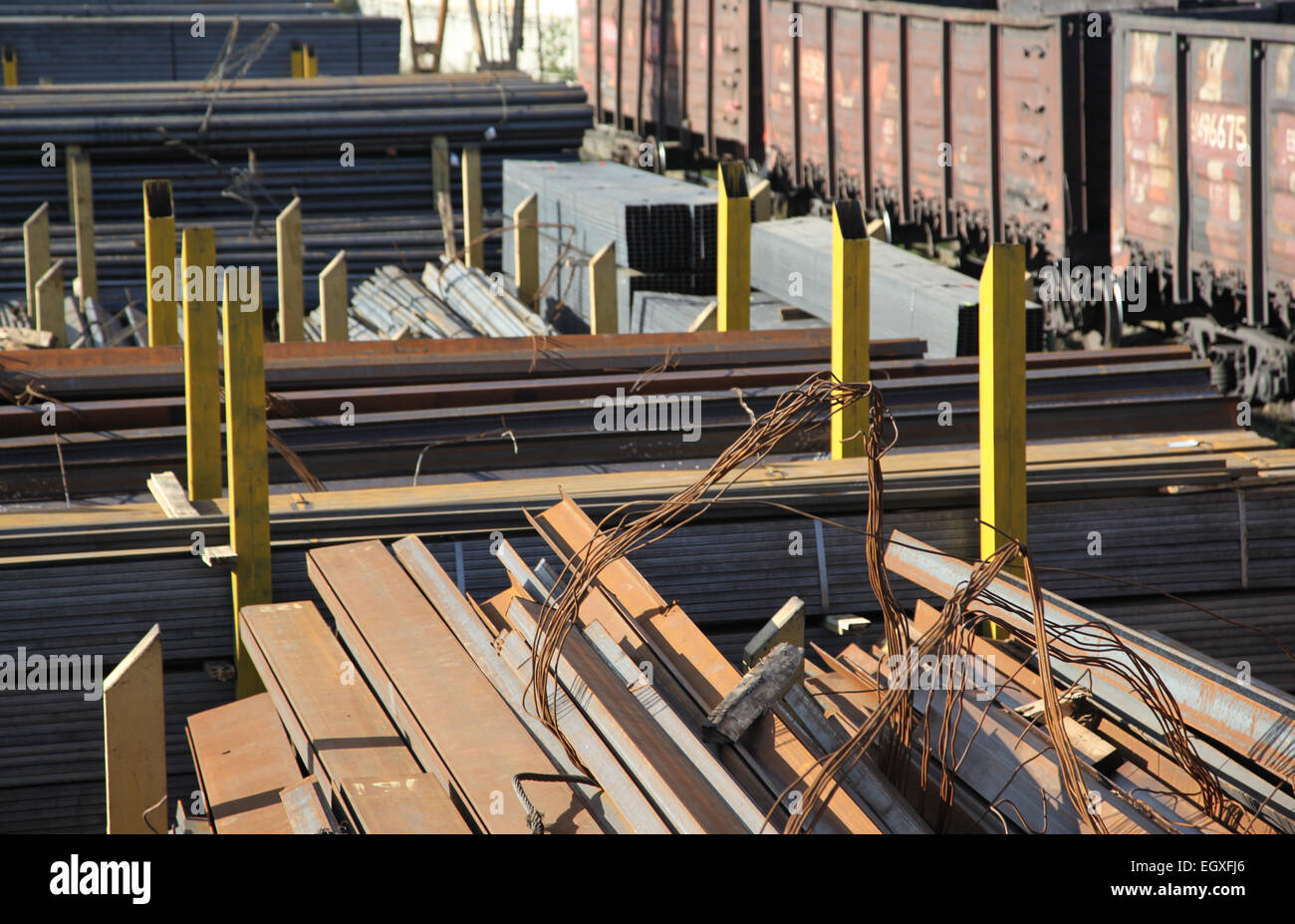 Logistics complex for unloading, loading and storage of metal Stock ...