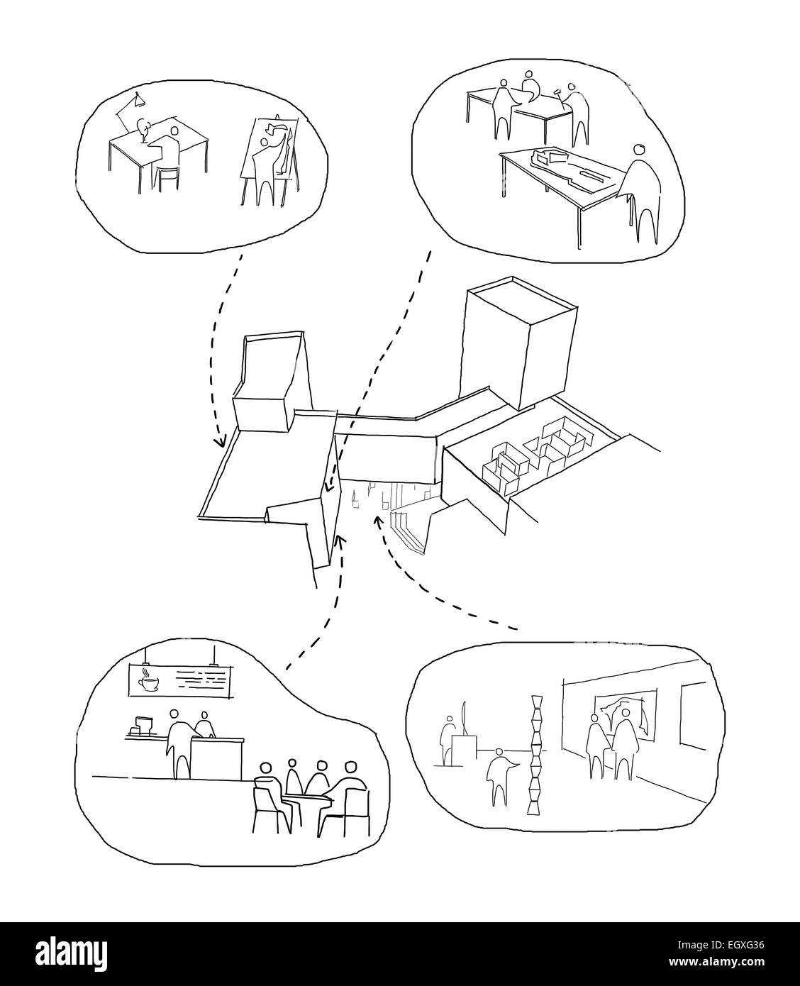 Business teamwork working Black and White Stock Photos & Images - Alamy