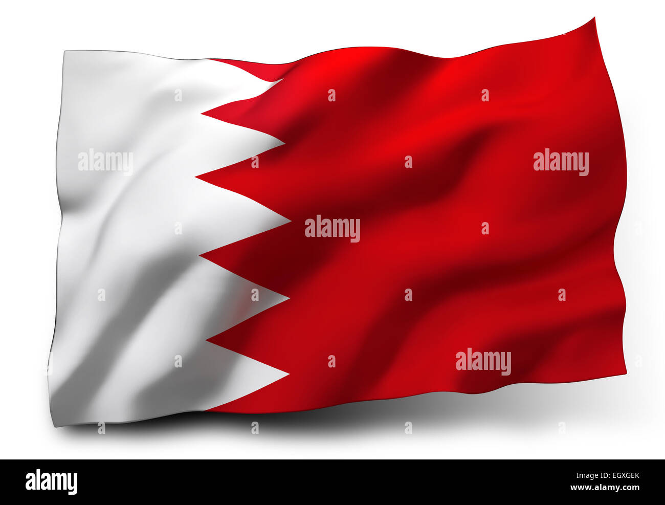 Bahraini flag waving hi-res stock photography and images - Alamy