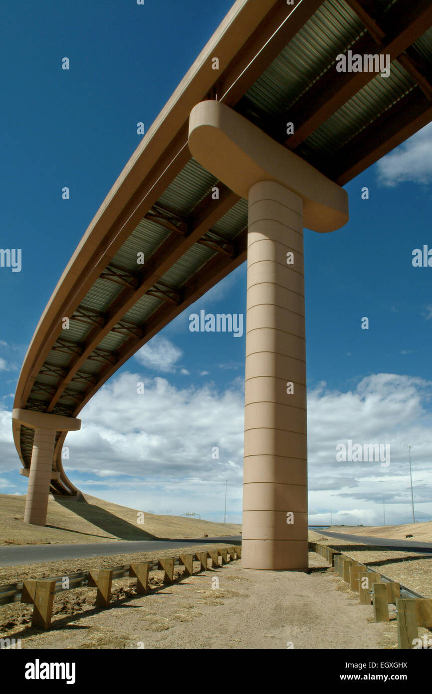 Steel and concrete road overpass or bridge Stock Photo - Alamy