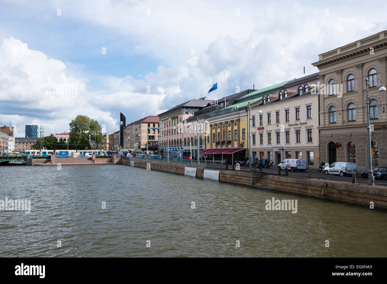 Channel in Gothenburg in Sweden Scandinavia Stock Photo - Alamy