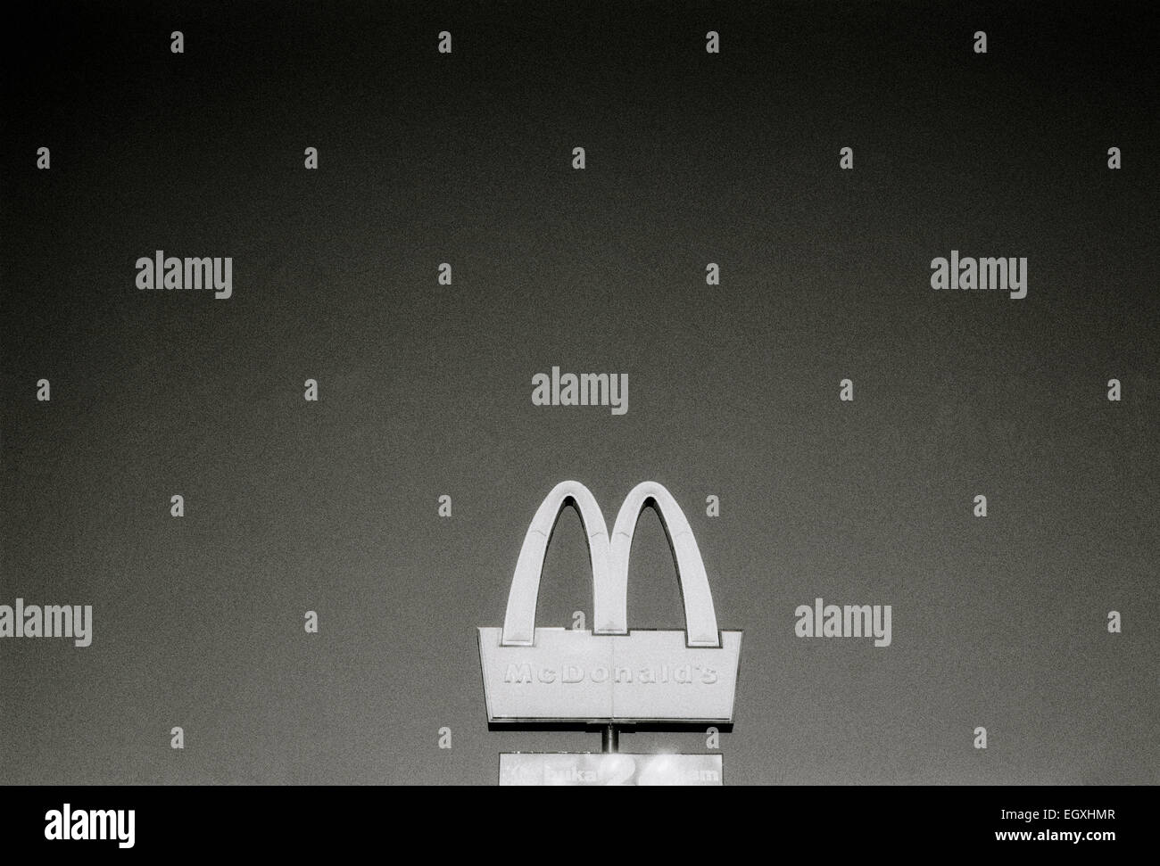 Documentary Photography - The McDonald's logo in Surabaya in Java in ...