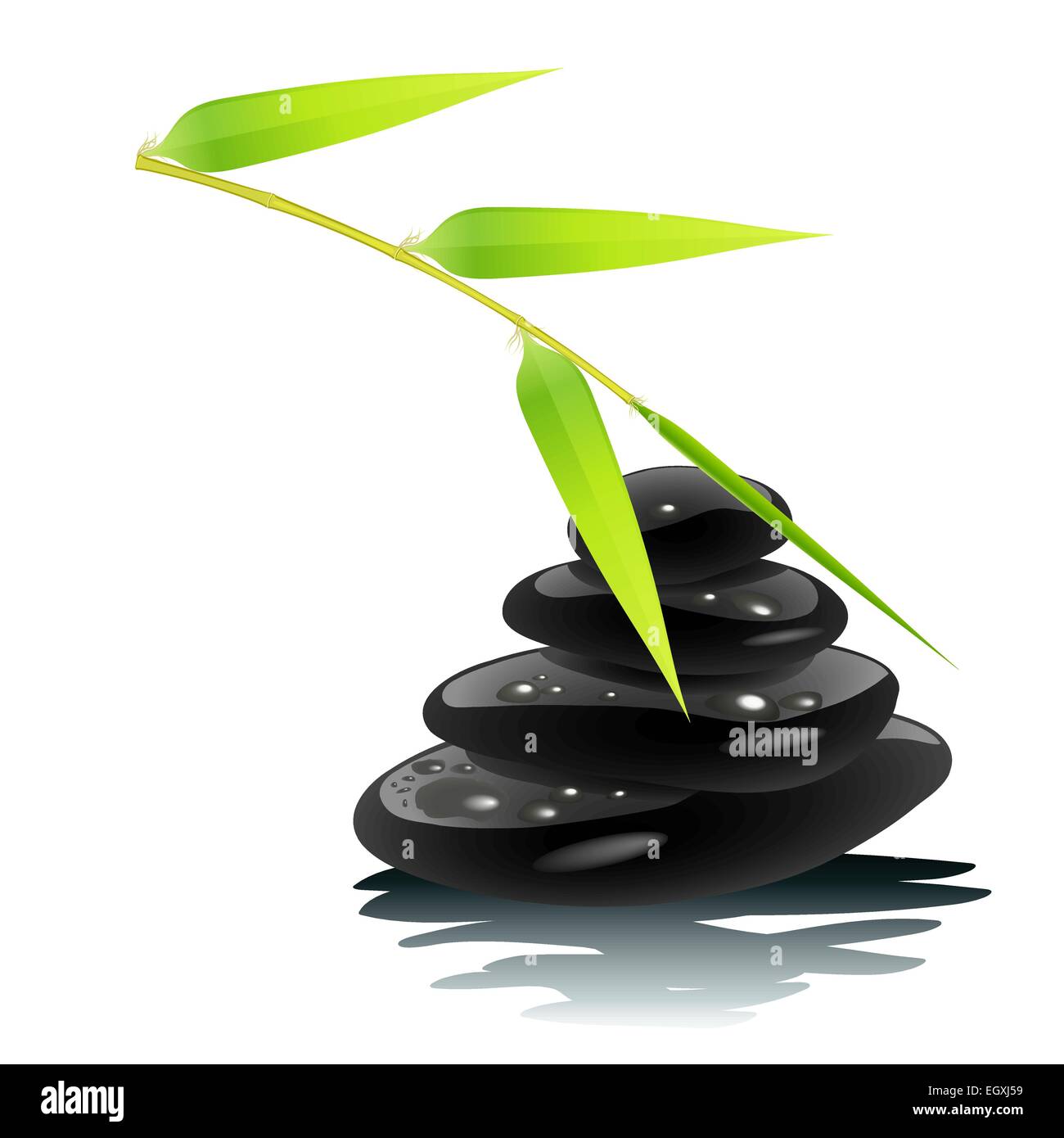 Wellness spa relaxation zen Stock Vector Images - Alamy