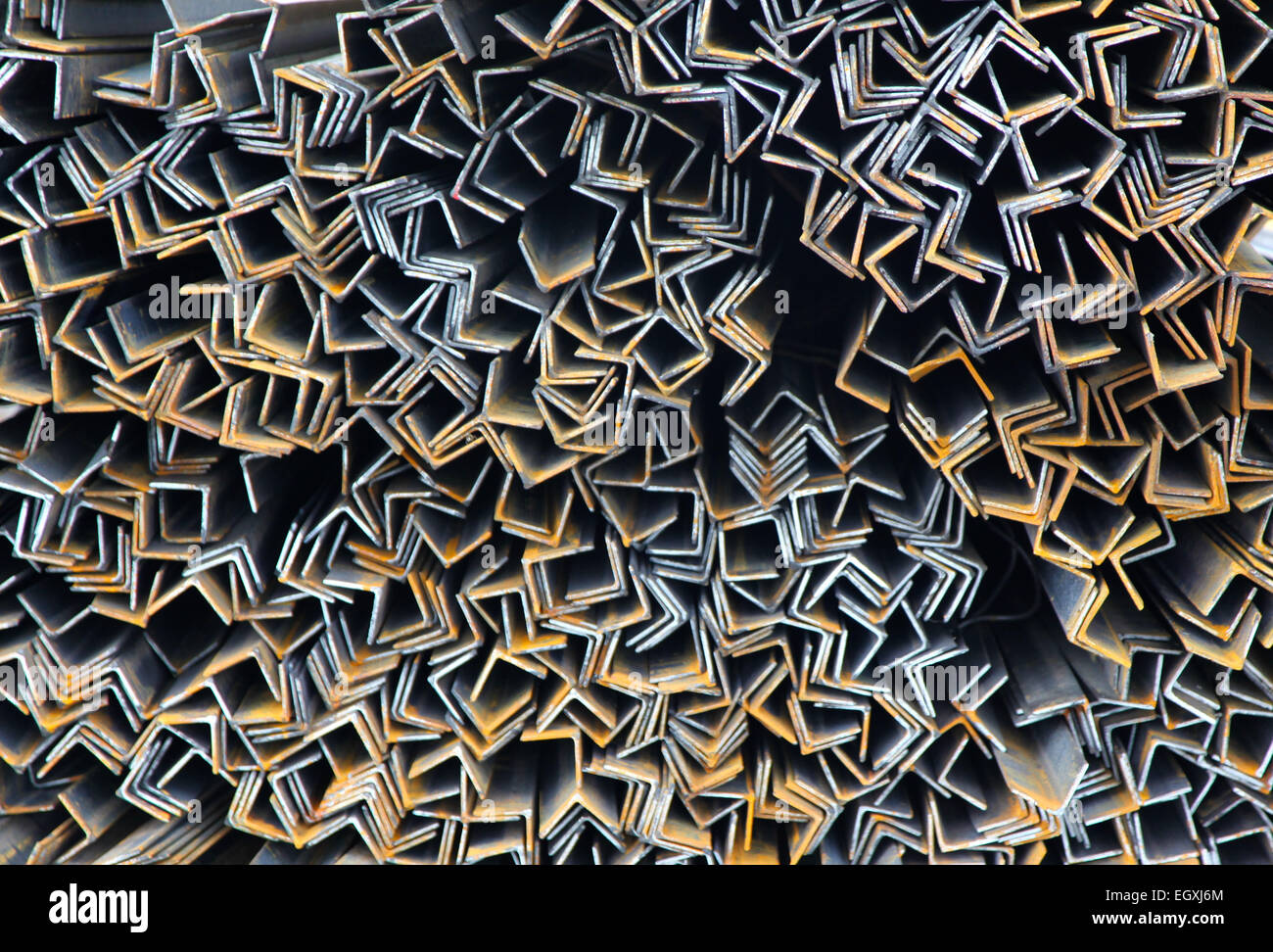 metal profile angle for use in structures, warehouse Stock Photo - Alamy