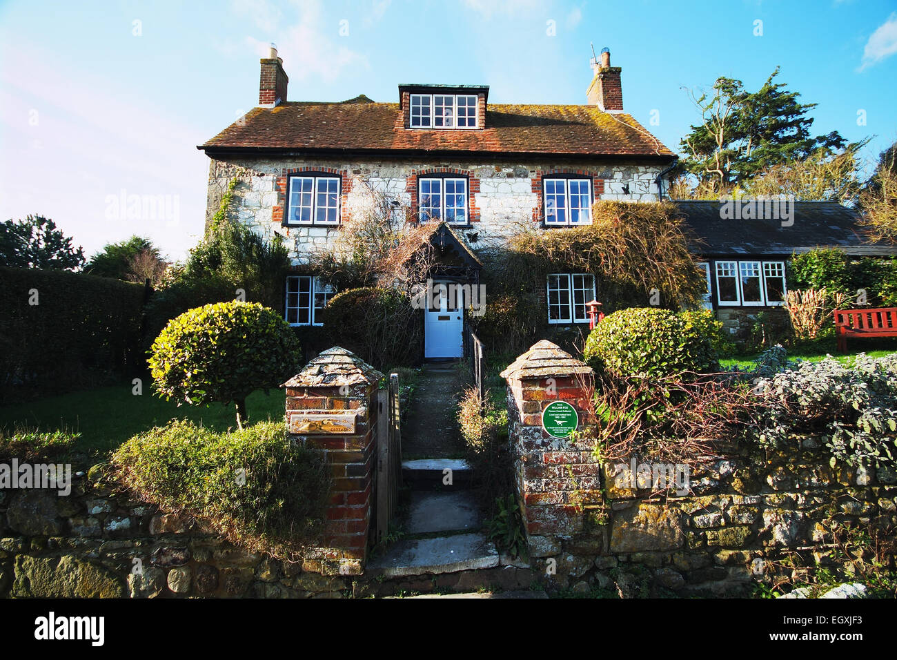 Home of William Fox, 19th century fossil collector, paleantologist in ...
