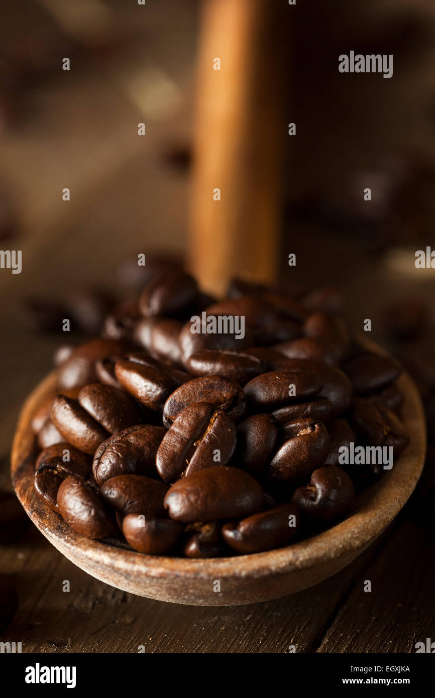 Cup hot coffee roasted beans hi-res stock photography and images - Alamy
