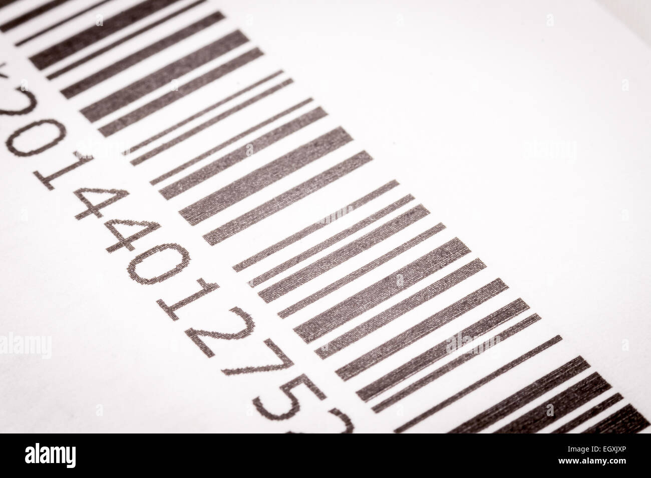 Black and white barcode. Particular of a Barcode Stock Photo - Alamy