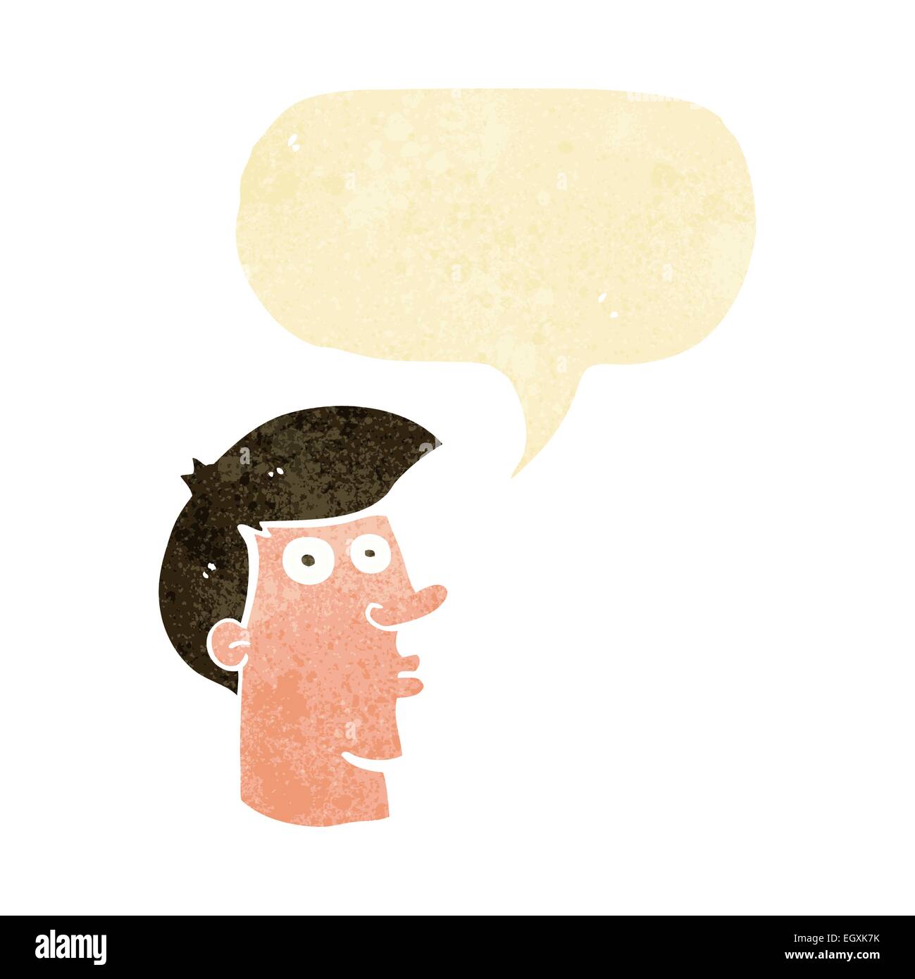 cartoon confused man with speech bubble Stock Vector Image & Art - Alamy