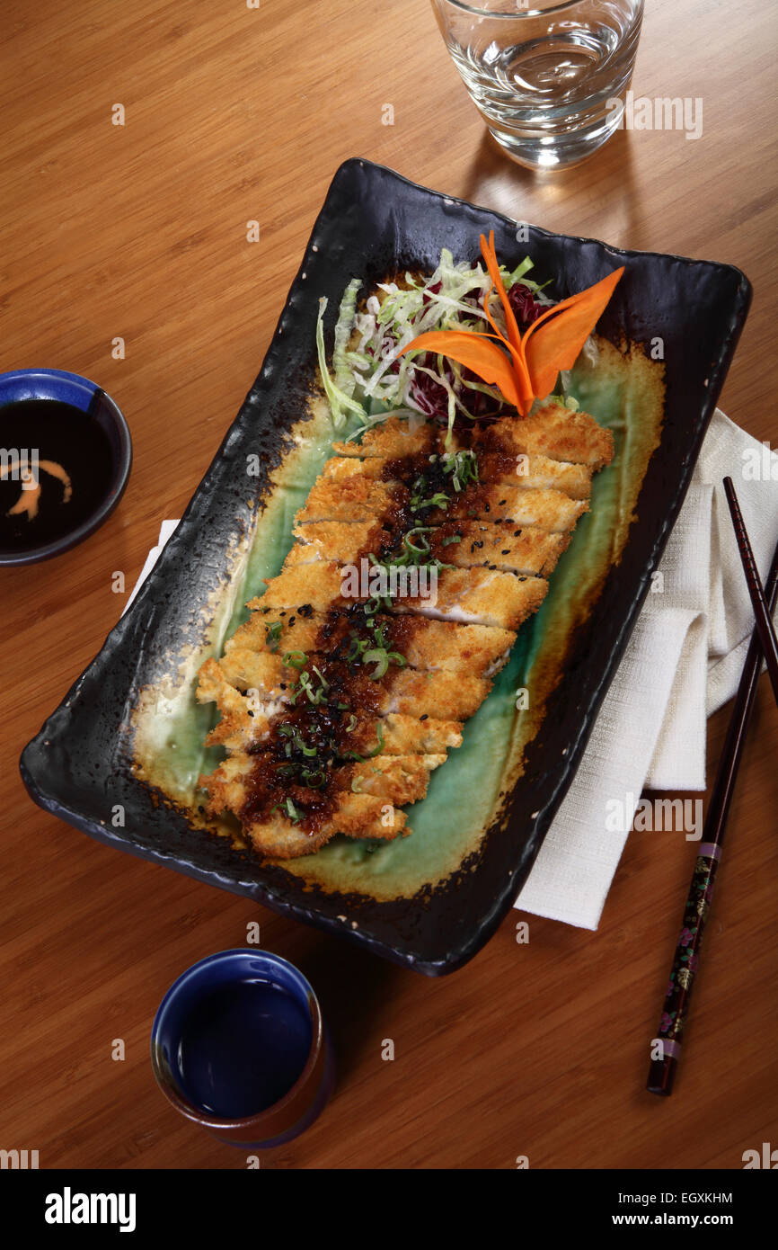 Japanese menu of fish Stock Photo - Alamy