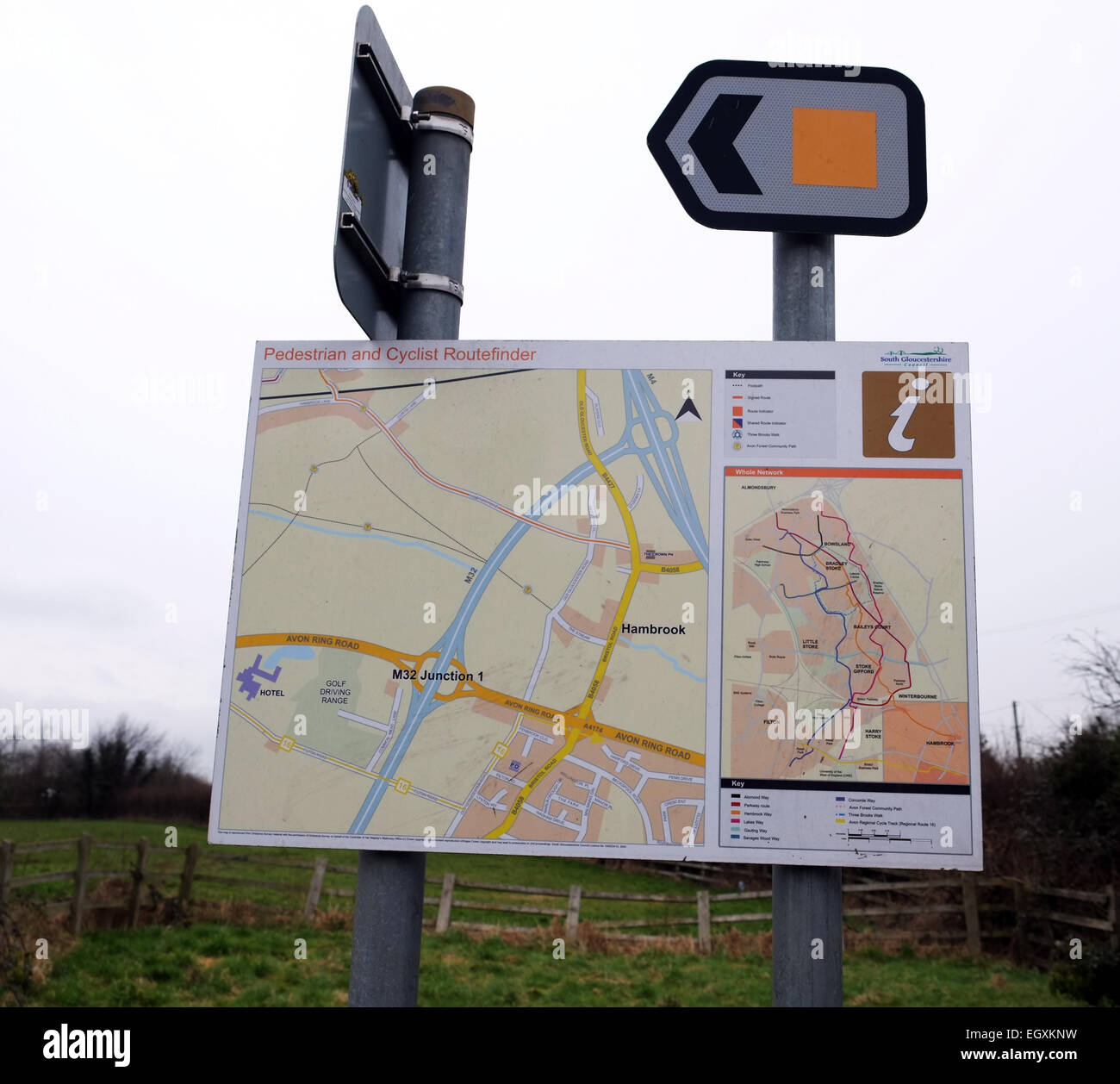 Pedestrian routes map hi-res stock photography and images - Alamy
