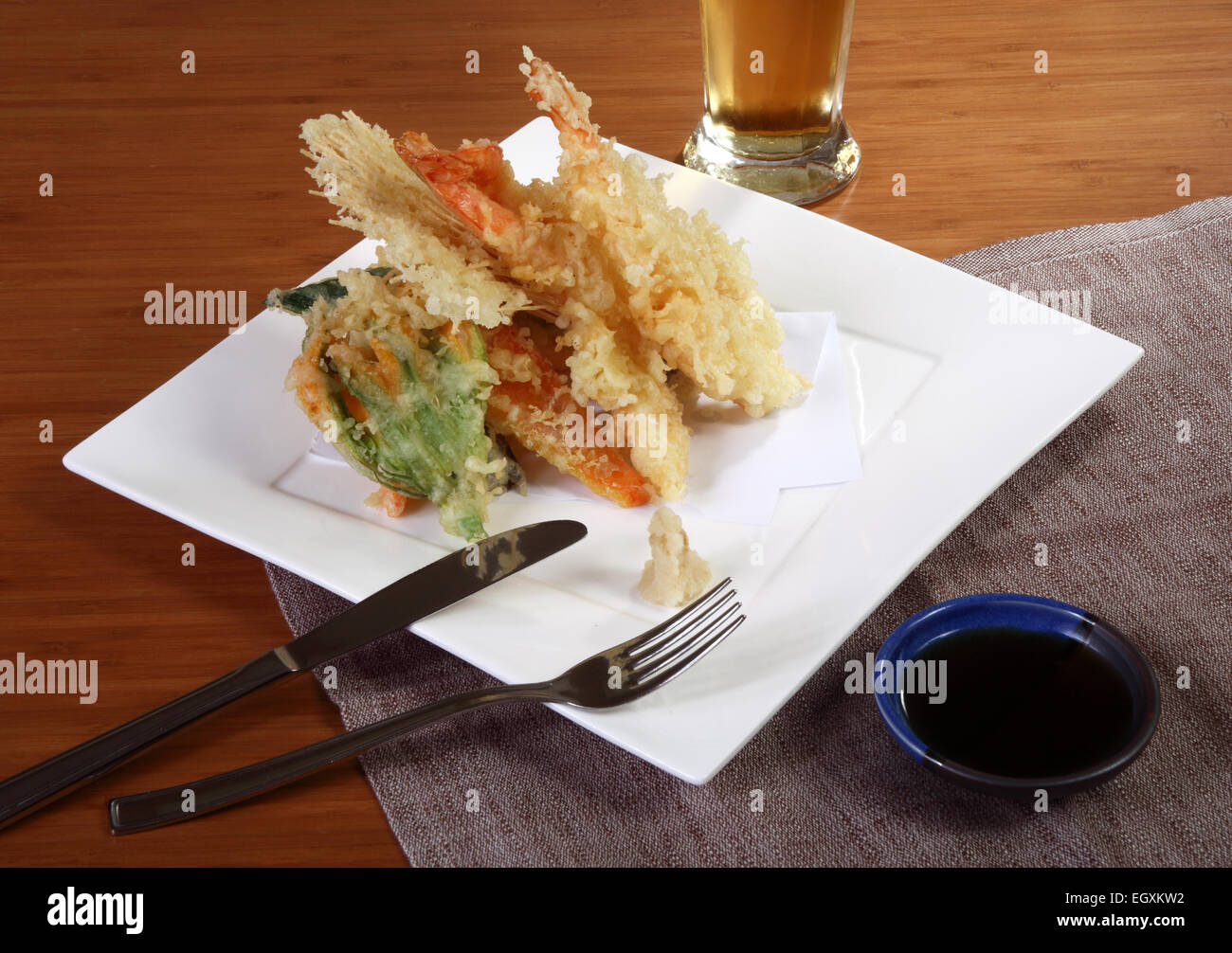 Japanese menu of fish Stock Photo - Alamy
