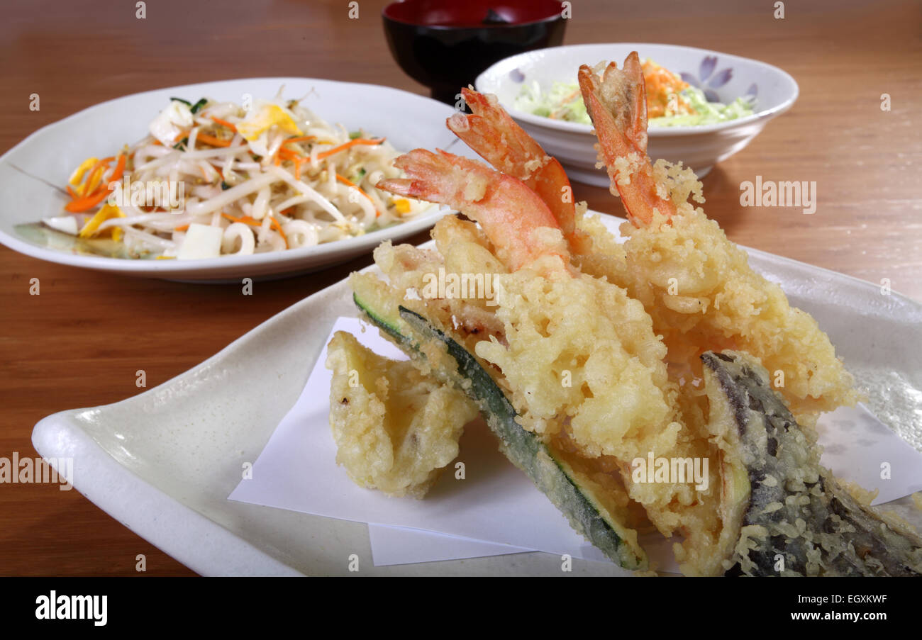 Japanese menu of fish Stock Photo - Alamy