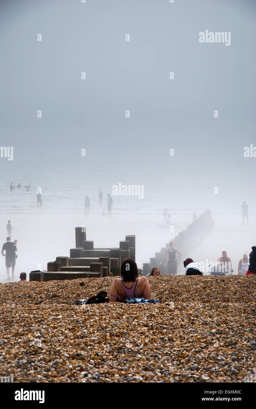 Beach bathers hi-res stock photography and images - Alamy