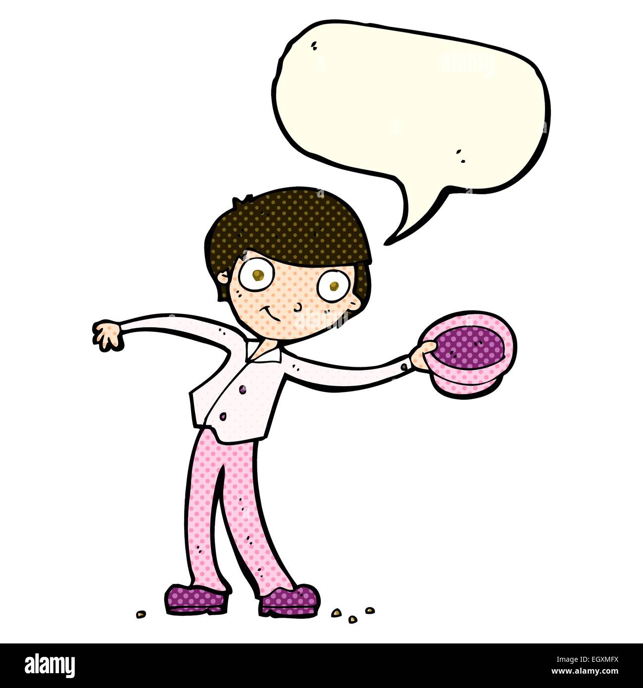 Cartoon man tipping hat hi-res stock photography and images - Alamy