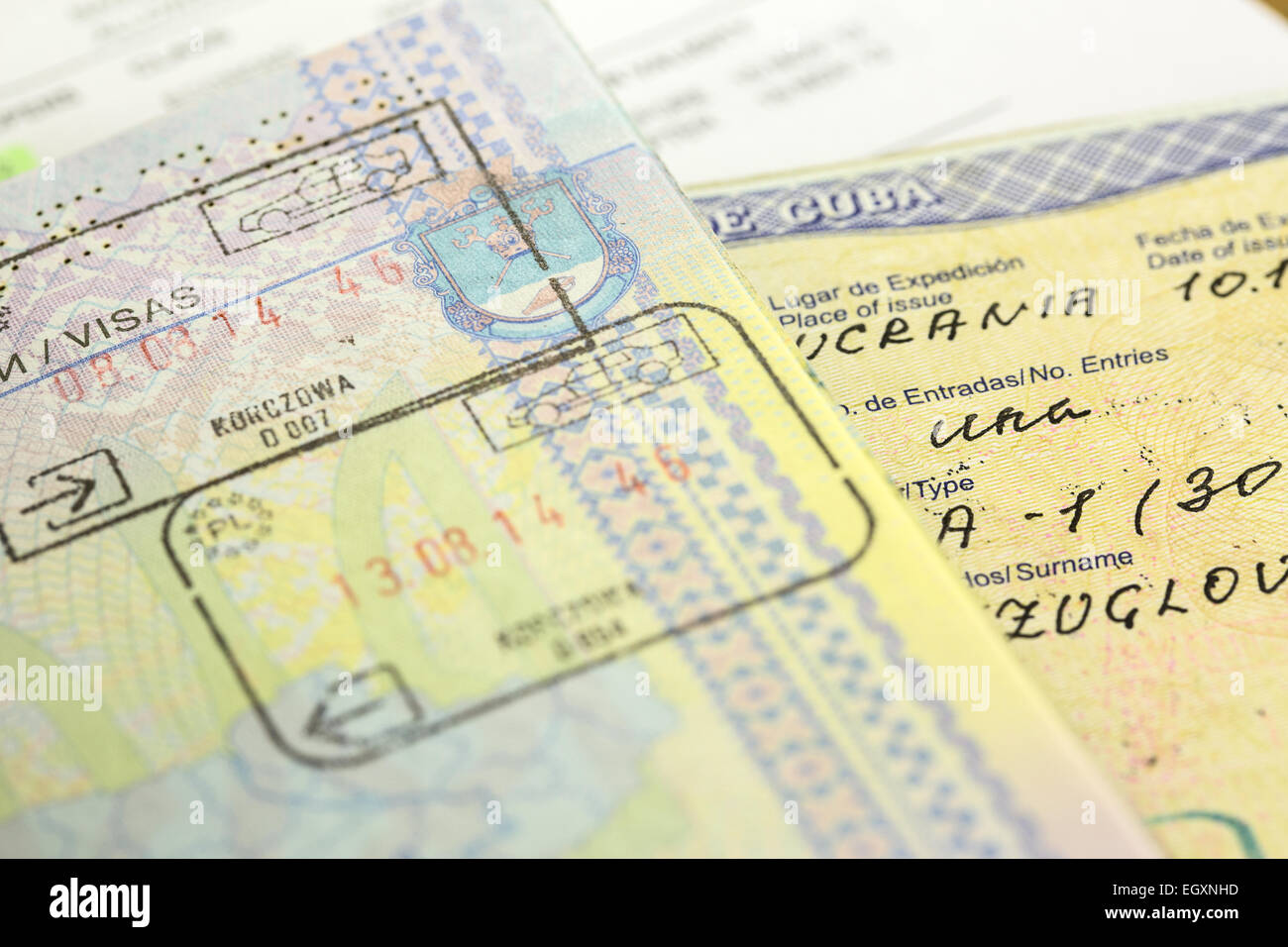 Document stamp hi-res stock photography and images - Alamy