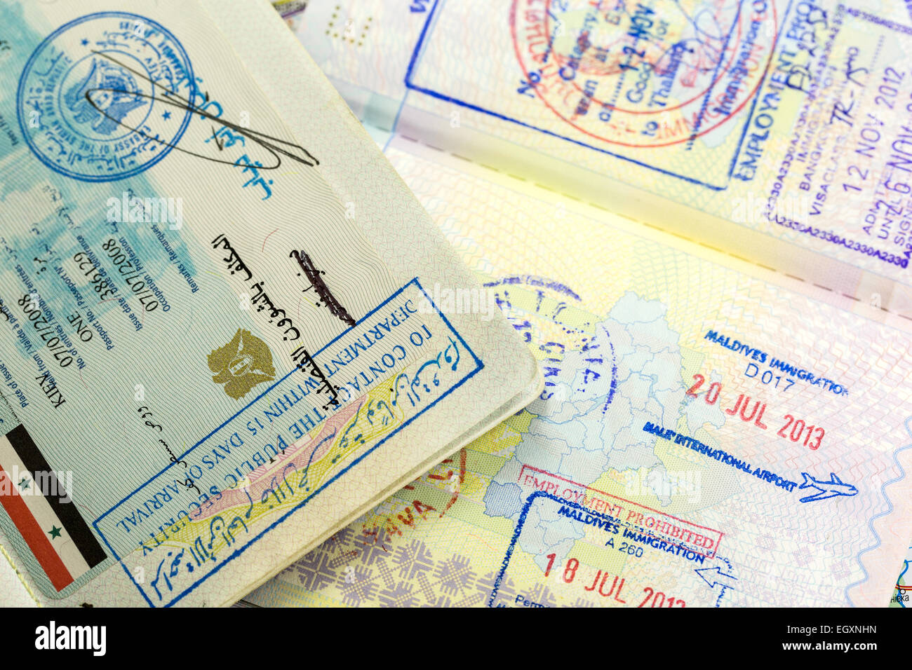 Thailand passport stamp hi-res stock photography and images - Alamy