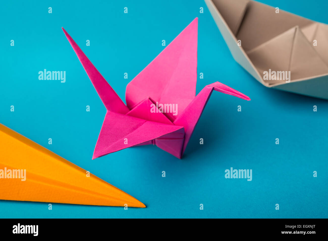 Ð¡olored paper origami Stock Photo - Alamy