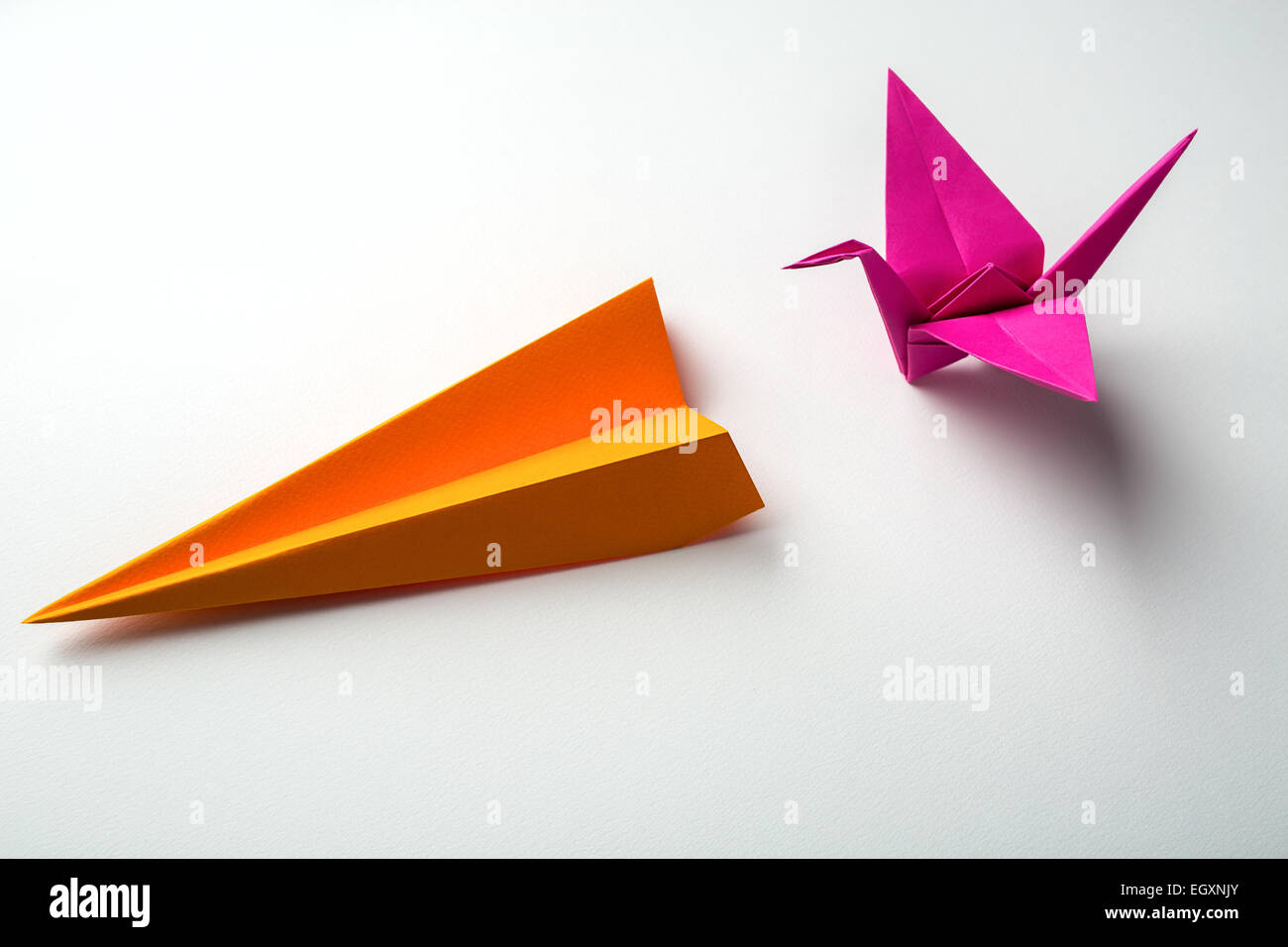 Origami flying bird symbol hi-res stock photography and images - Alamy