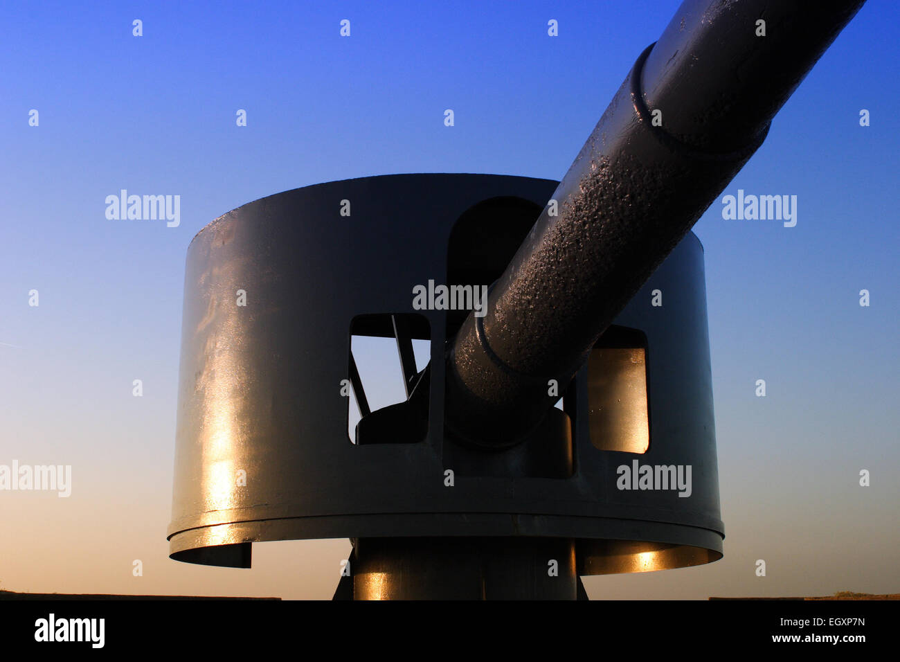 German 15cm SK L/45 gun emplacement at Noirmont Point, between St Aubin ...